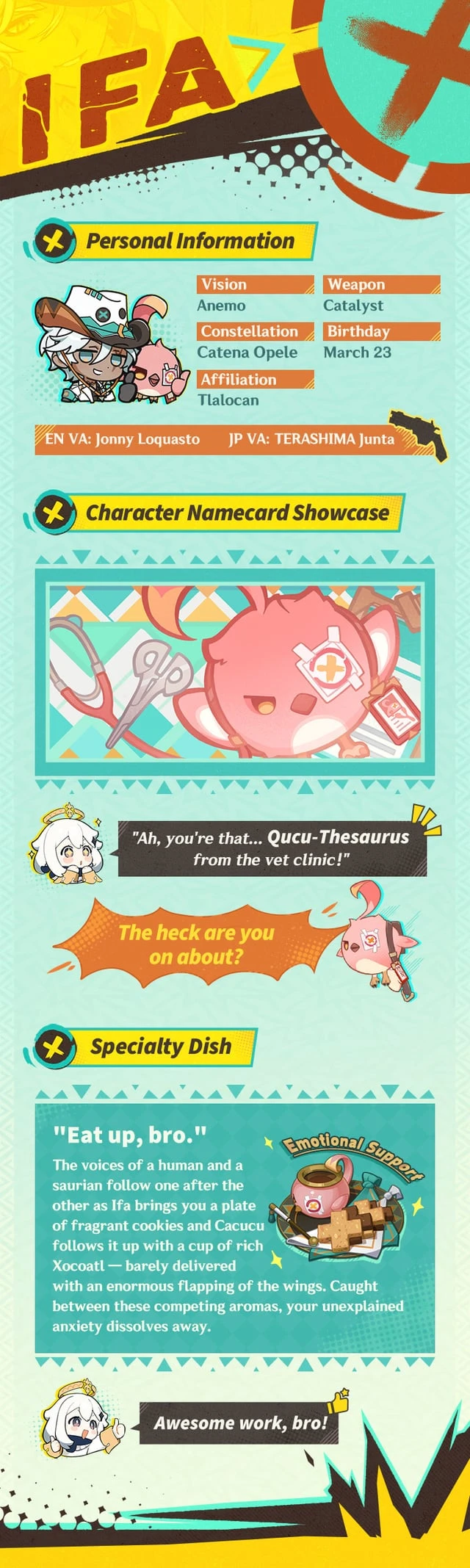 Ifa's kit fully revealed Genshin Impact | HoYoLAB