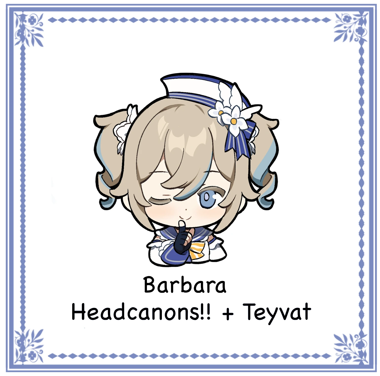 Barbara headcanons!! Genshin Impact | HoYoLAB