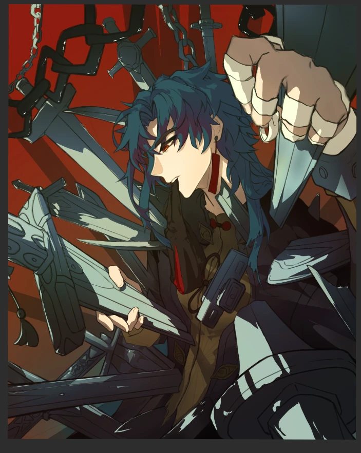 A Baldie drawing I never finished Honkai: Star Rail | HoYoLAB