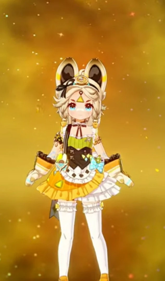 If Kachina doesn't get this outfit in the summer event im calling klee ...