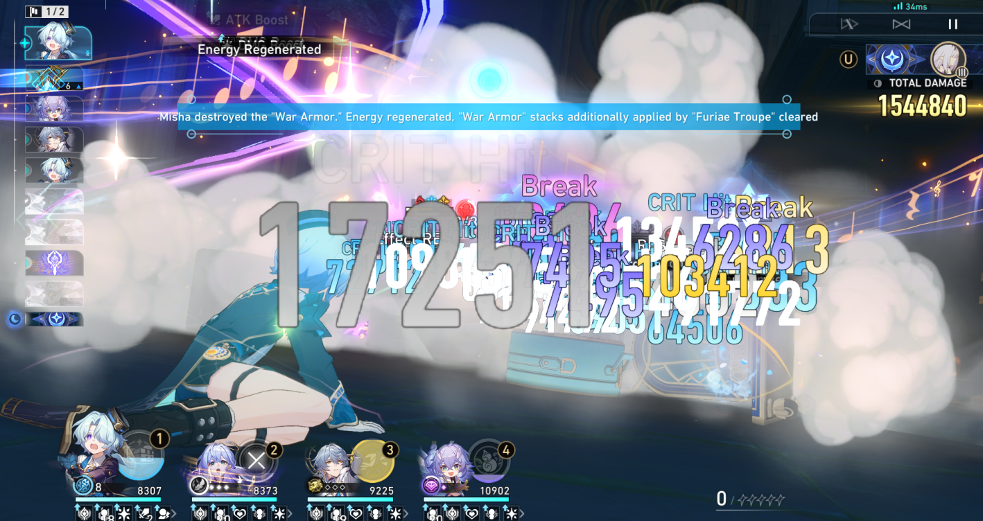 one mishillion damage Honkai: Star Rail | HoYoLAB