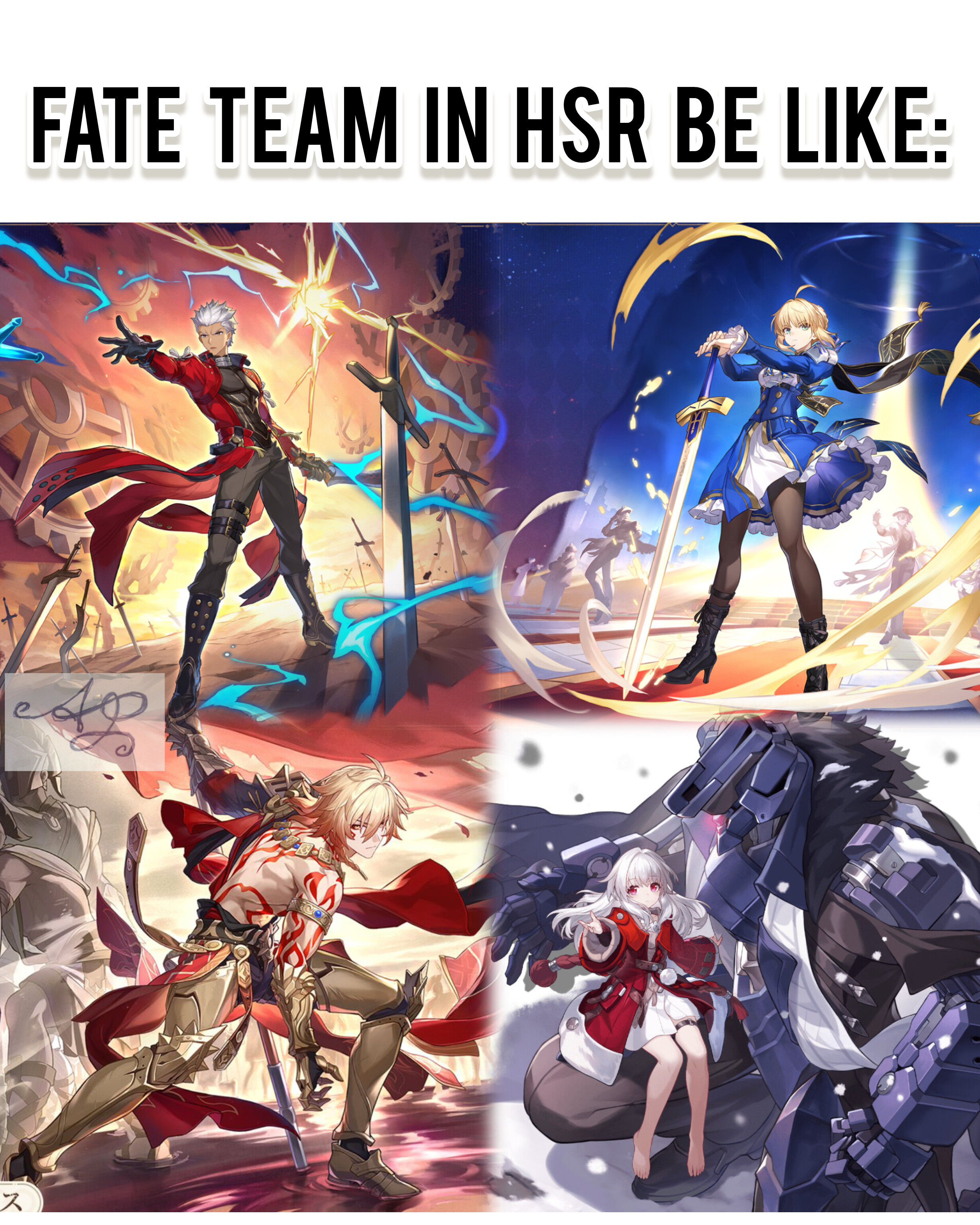 Honkai x Fate Memes #1 Honkai: Star Rail | HoYoLAB