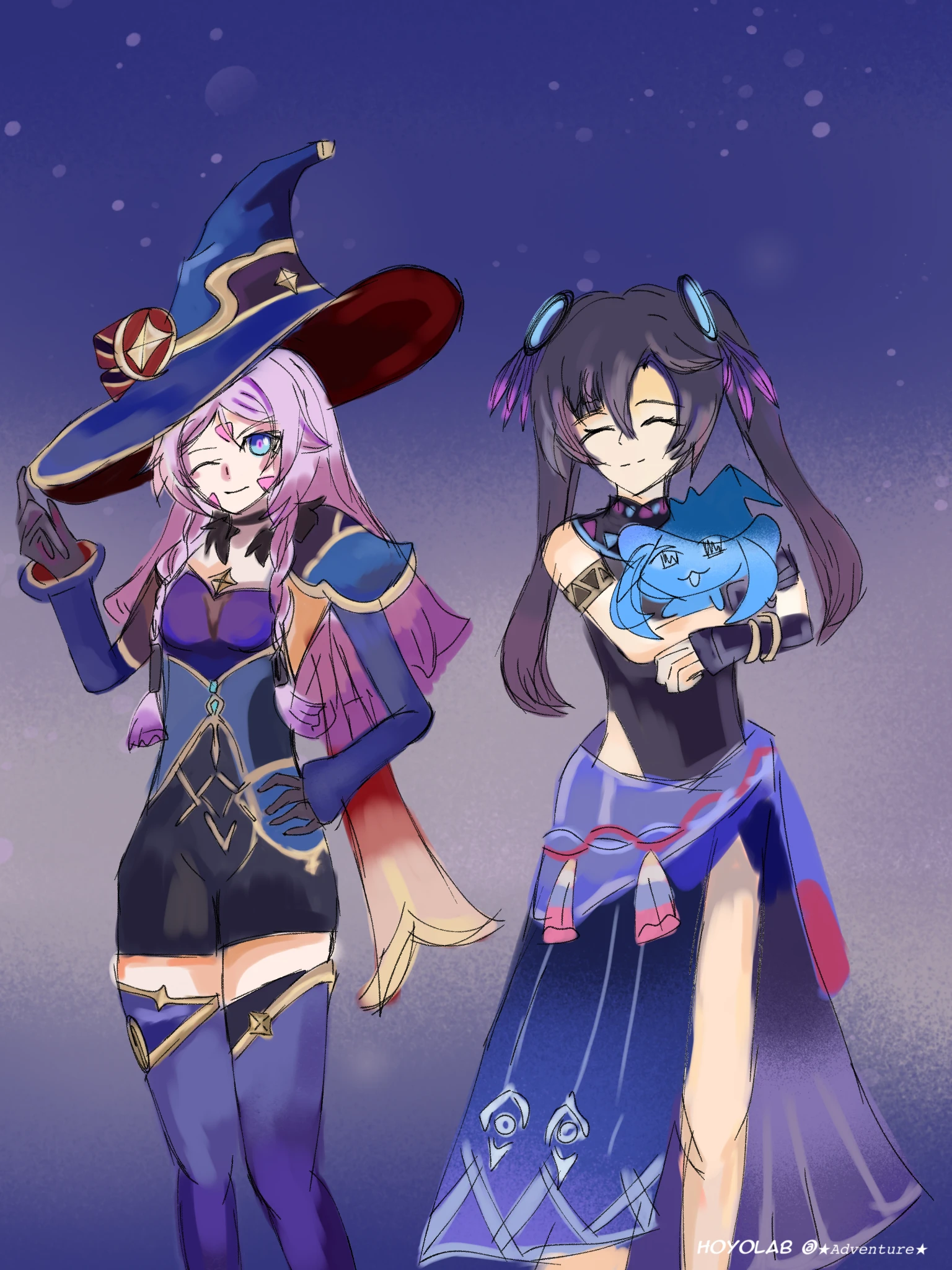 ★𝙶𝚎𝚗𝚜𝚑𝚒𝚗 𝙸𝚖𝚙𝚊𝚌𝚝 Mona and Citlali _Clothing Exchange 🔄 Genshin Impact ...