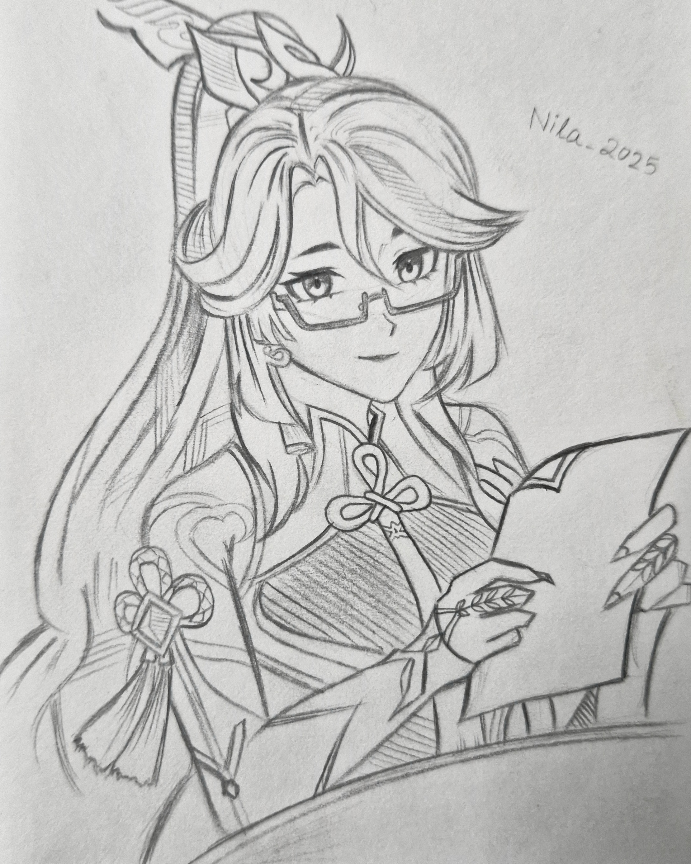 My sketch of Xianyun 🫶 Genshin Impact | HoYoLAB