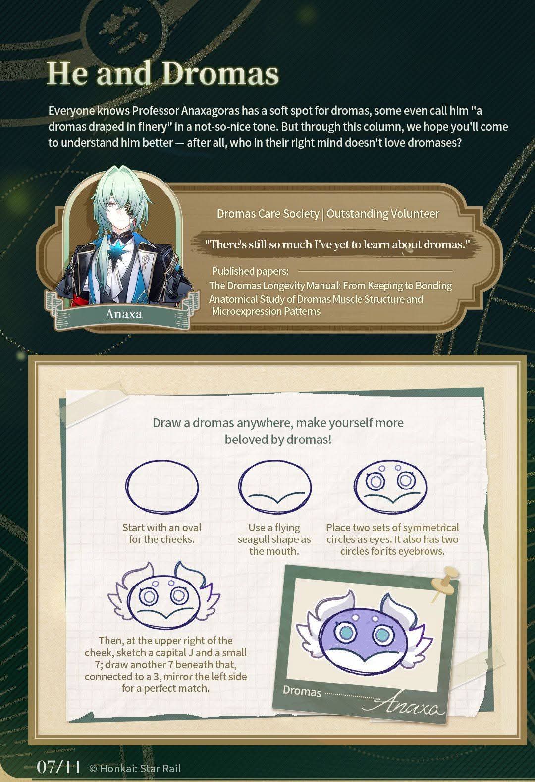 I draw Anaxa as a dromas!! Honkai: Star Rail | HoYoLAB