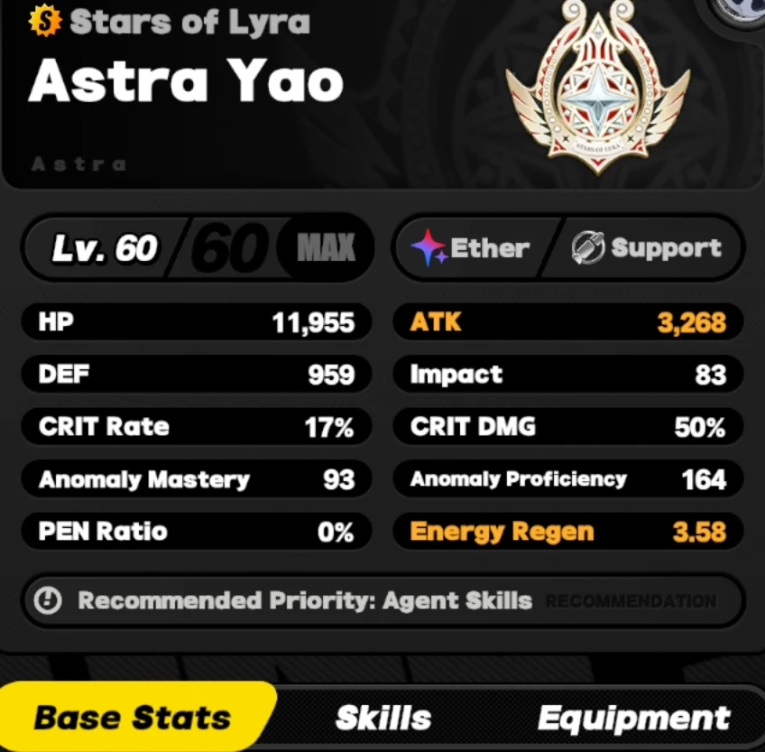 Rate my Astra Yao build! Zenless Zone Zero | HoYoLAB