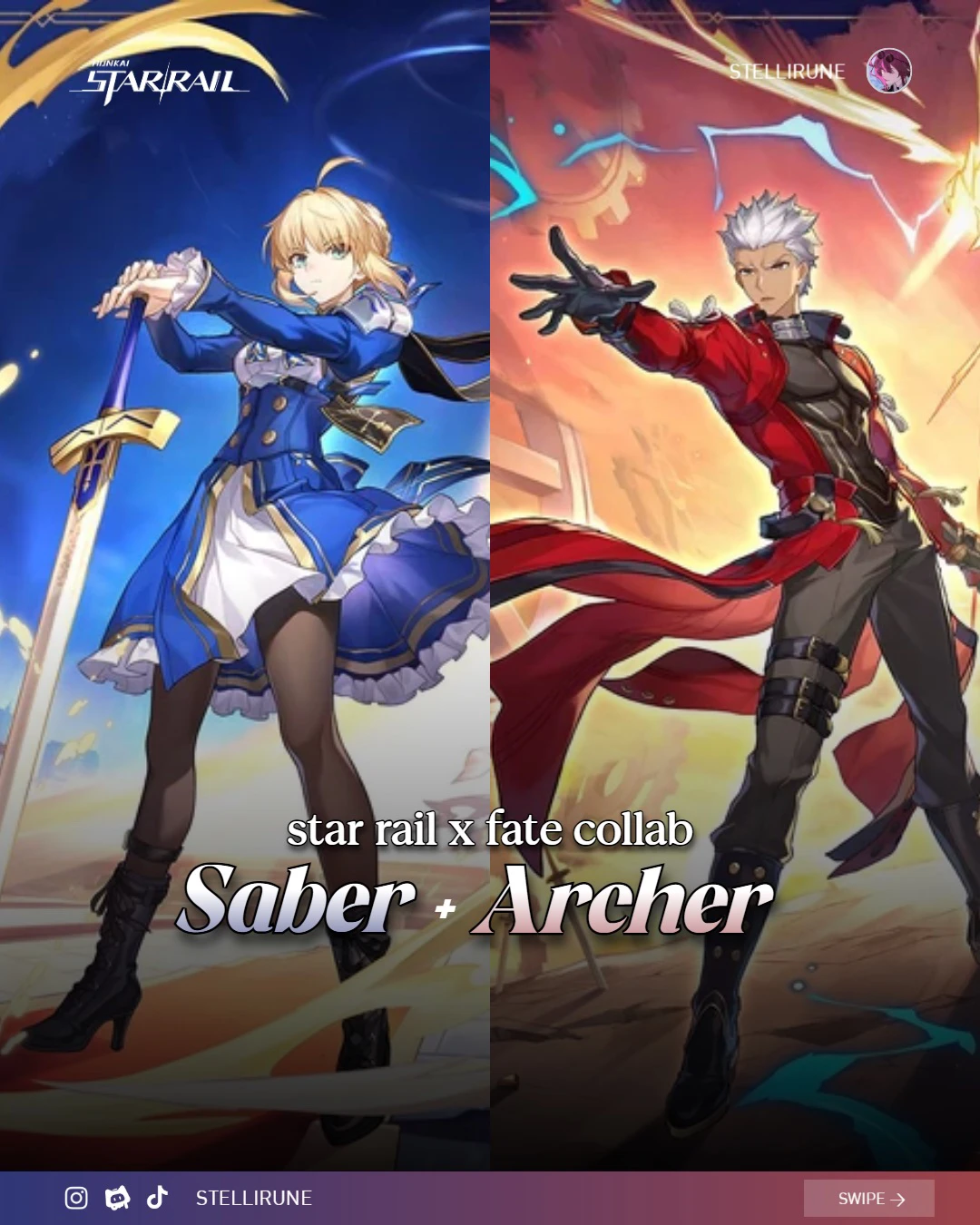 Star Rail x Fate Collab Drip Marketing Honkai: Star Rail | HoYoLAB
