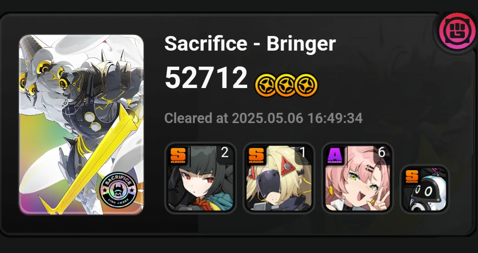 My best non Astra Bringer score so far Zenless Zone Zero | HoYoLAB