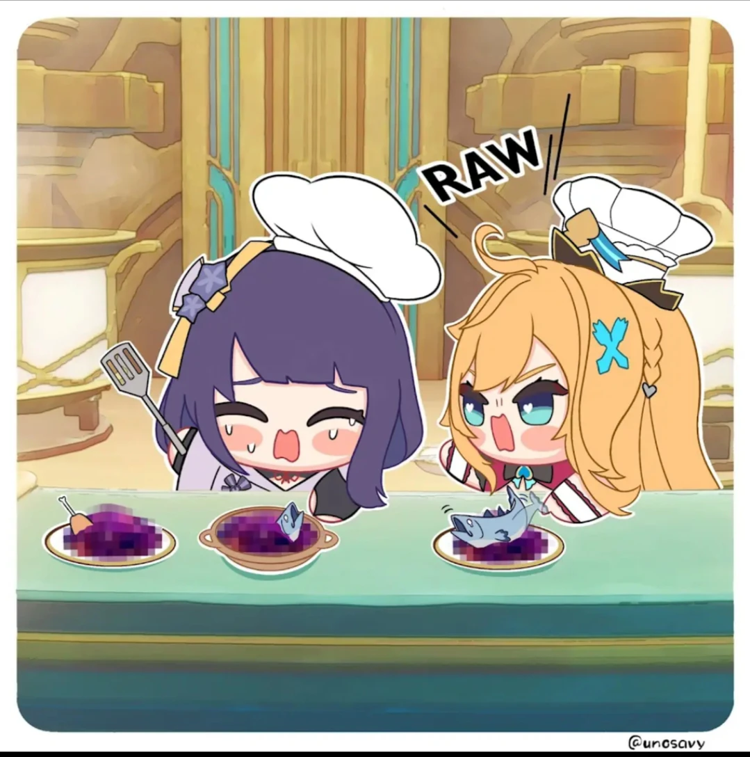 Let's cook... With Raiden Shogun and escoffier Genshin Impact | HoYoLAB