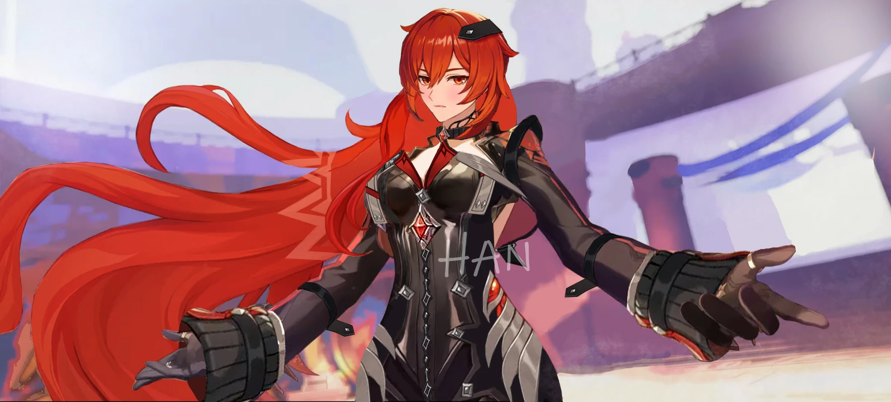 Diluc Pyro Archon Female Edit Genshin Impact | HoYoLAB