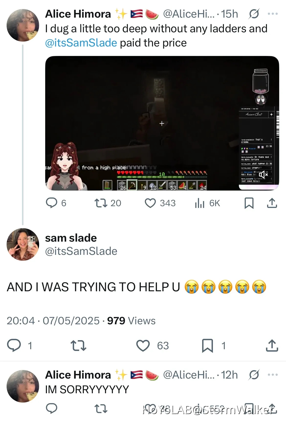 Rip sam slade (she fell from a high place) | HoYoLAB