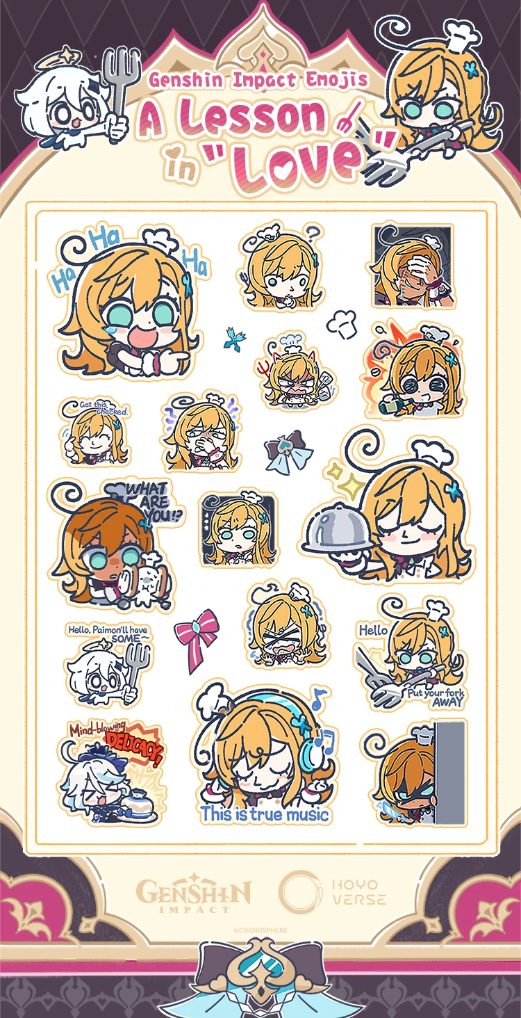 HOYO WHAT ARE THOSE STICKERS Genshin Impact | HoYoLAB