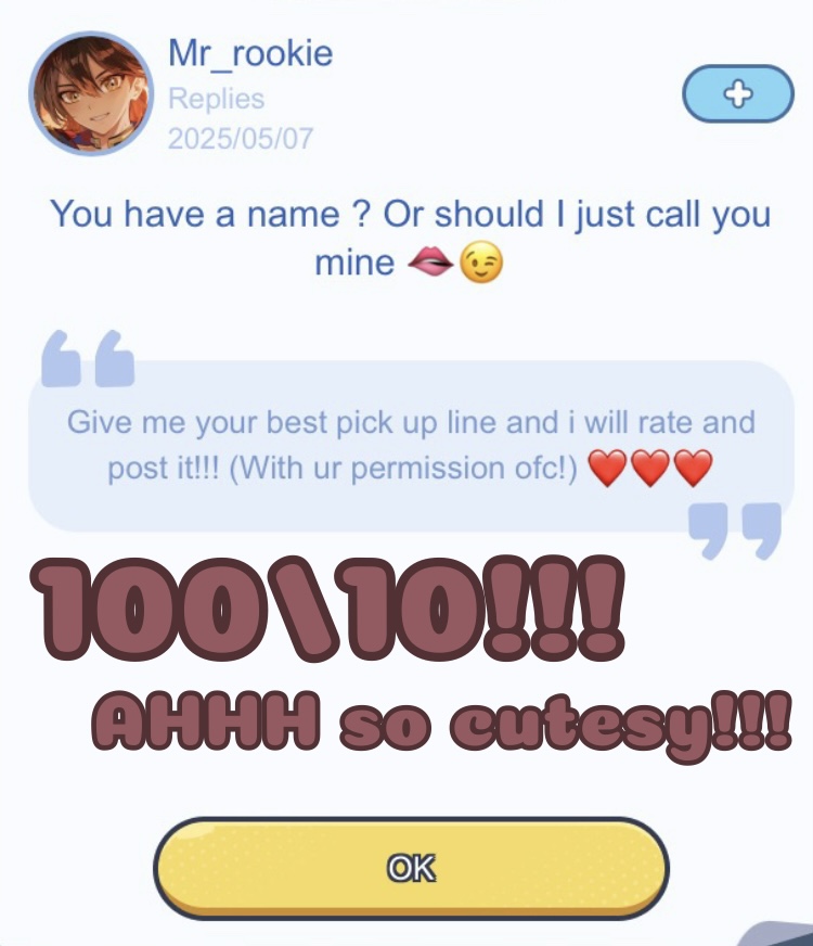 Rating people’s rizz! | HoYoLAB