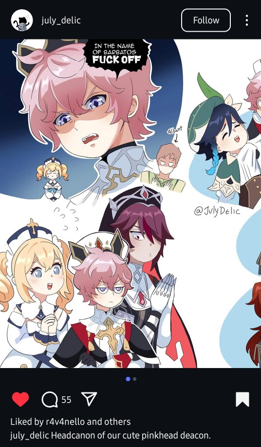 Dont mess with our cute Deacon 😄 Genshin Impact | HoYoLAB