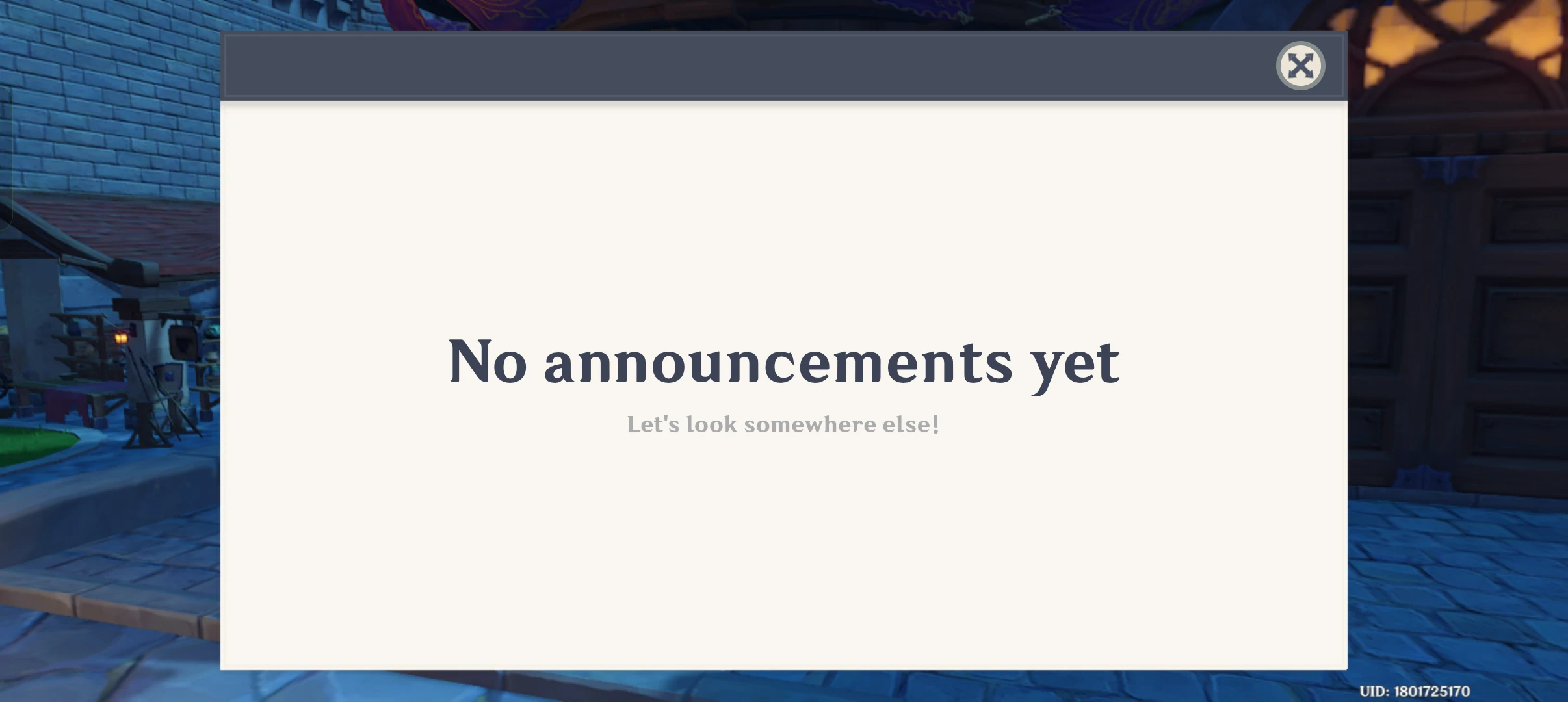 event and announcement banner cannot view Genshin Impact | HoYoLAB