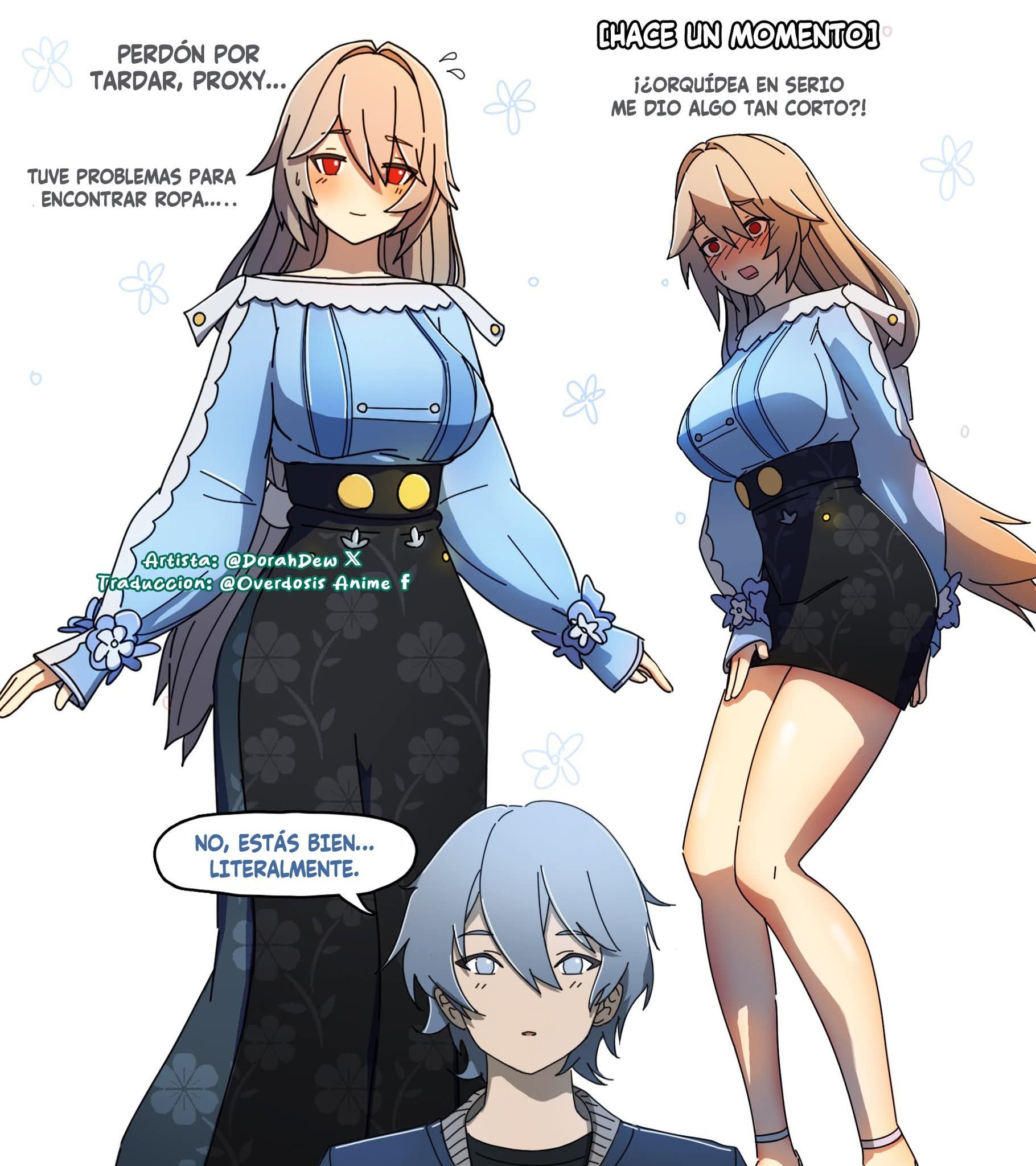 Rina vestida como orquidea Zenless Zone Zero | HoYoLAB