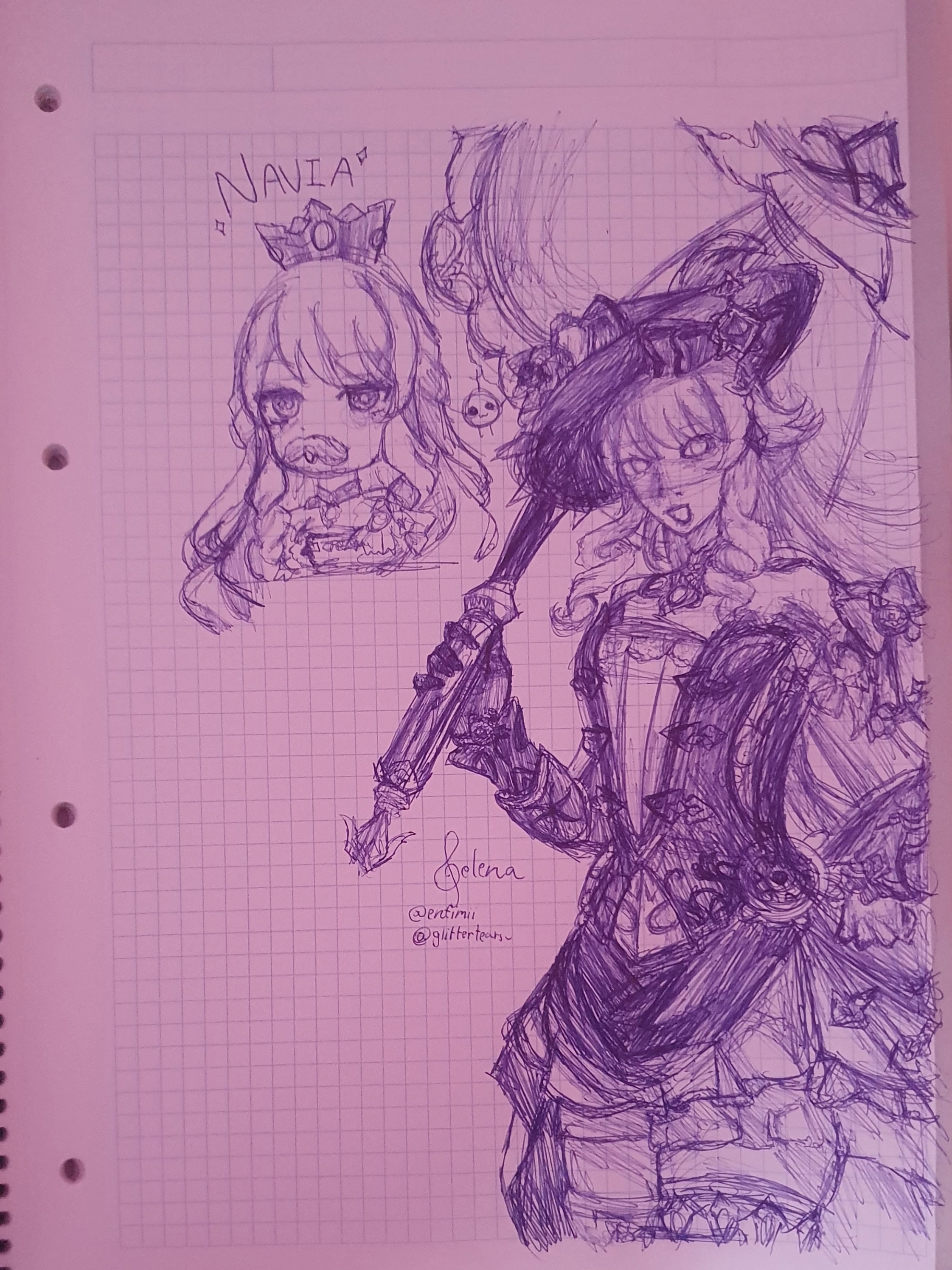 NAVIA DRAWING — DIBUJO DE NAVIA Genshin Impact | HoYoLAB