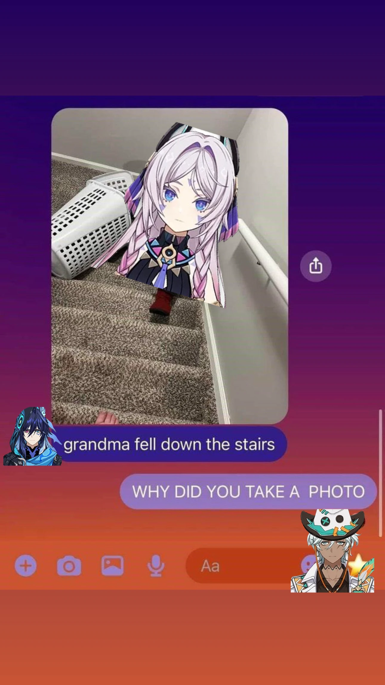 This meme but i made it as genshin characters 😭 Genshin Impact | HoYoLAB