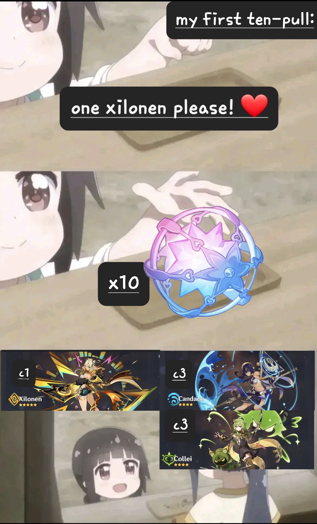 how my first ever limited ten pull went :) Genshin Impact | HoYoLAB