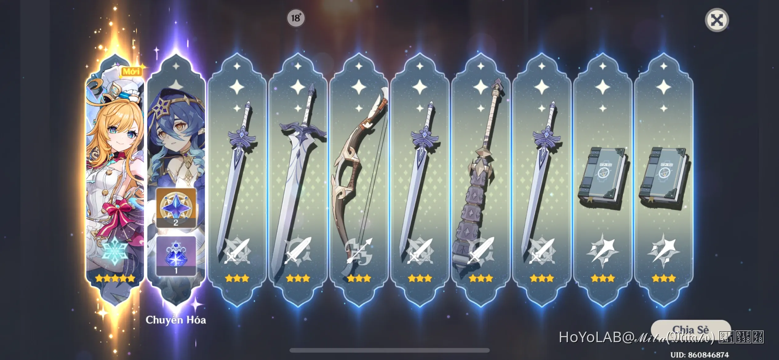 Hé hé 10 roll Genshin Impact | HoYoLAB