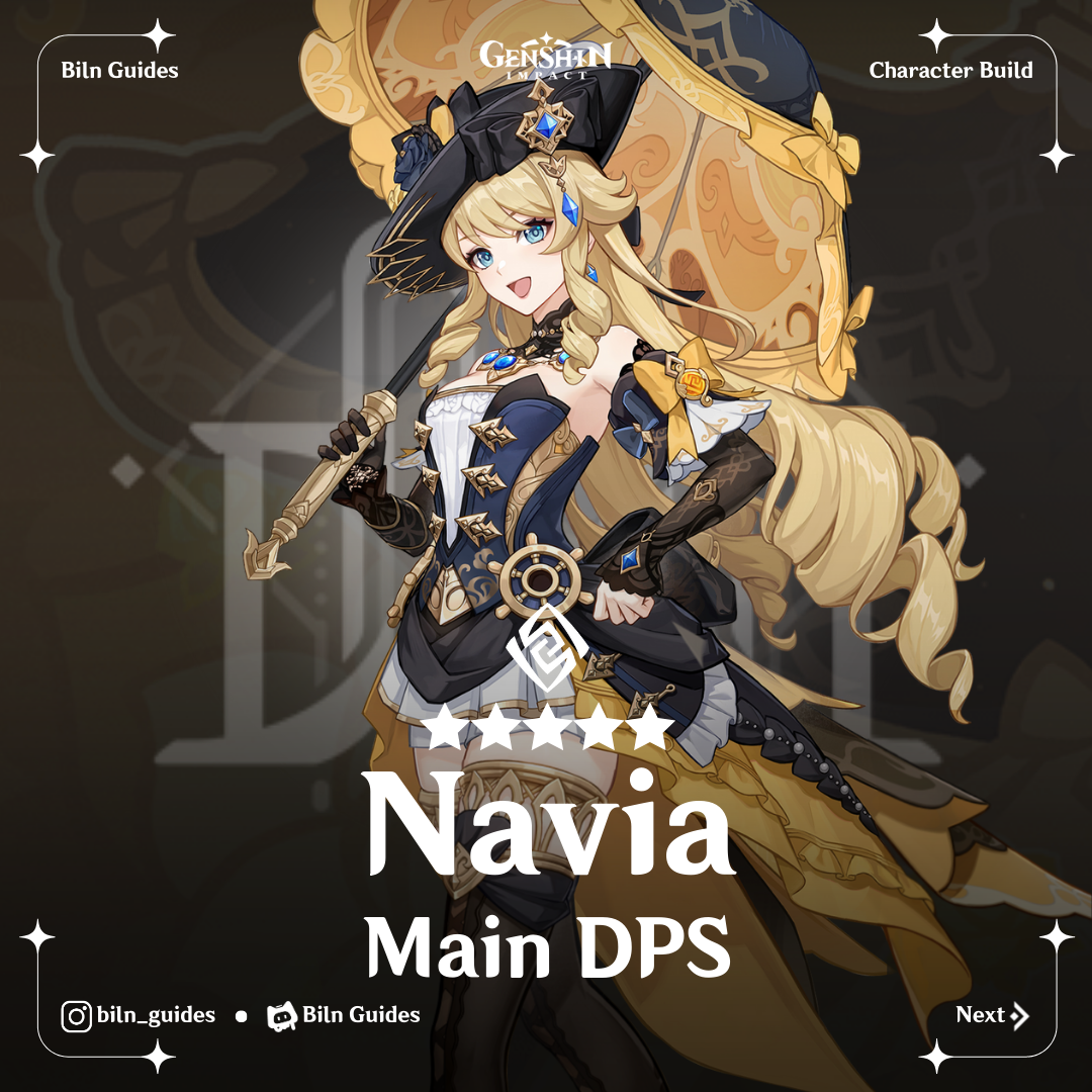 (5.6) Navia Build Guide as Main DPS Genshin Impact | HoYoLAB