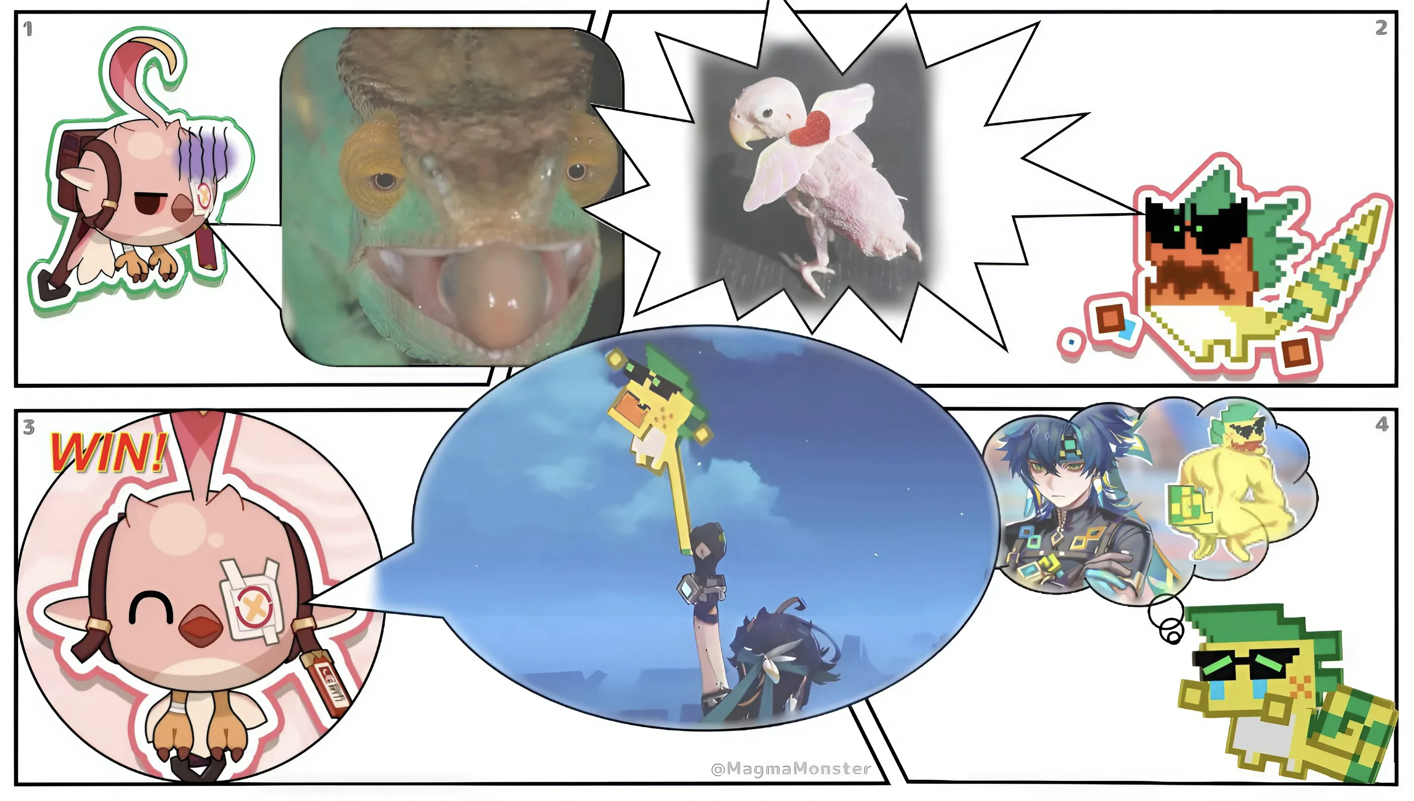 Cacucu vs Ajaw comic meme + templates Genshin Impact | HoYoLAB