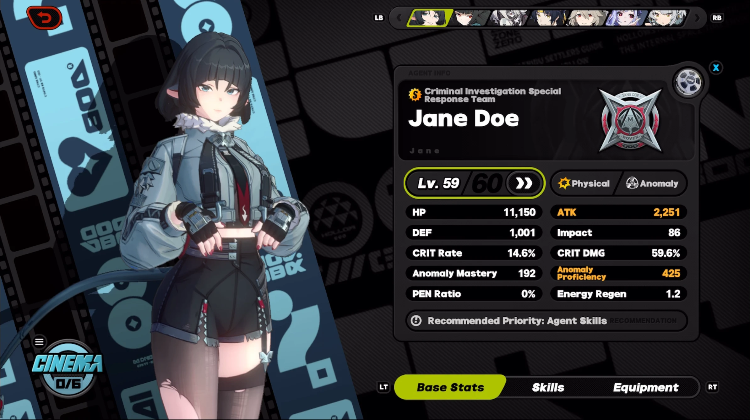How good is my Jane doe?? I want her to be at least decent Zenless Zone ...