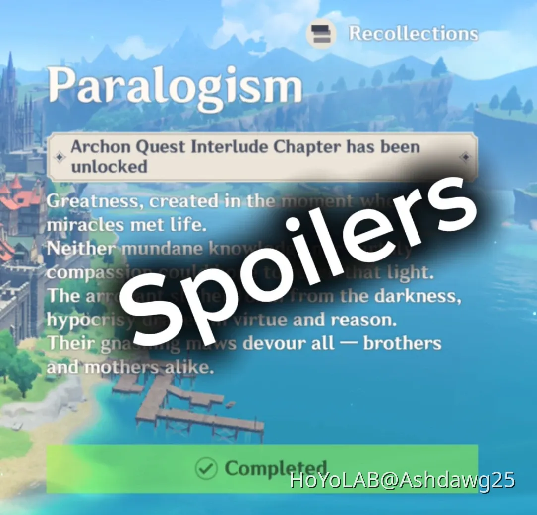 Paralogism concept sketch/line art (needed feedback) Genshin Impact ...