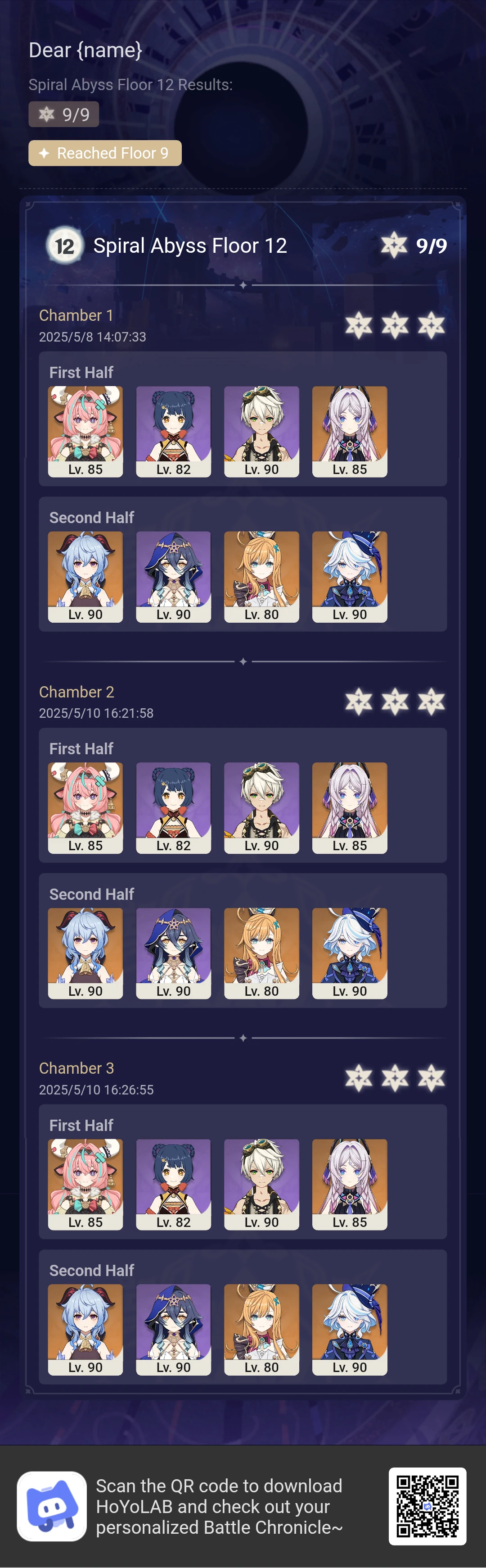 Getting the onbanner character, helps you 36 * the abyss... how would ...