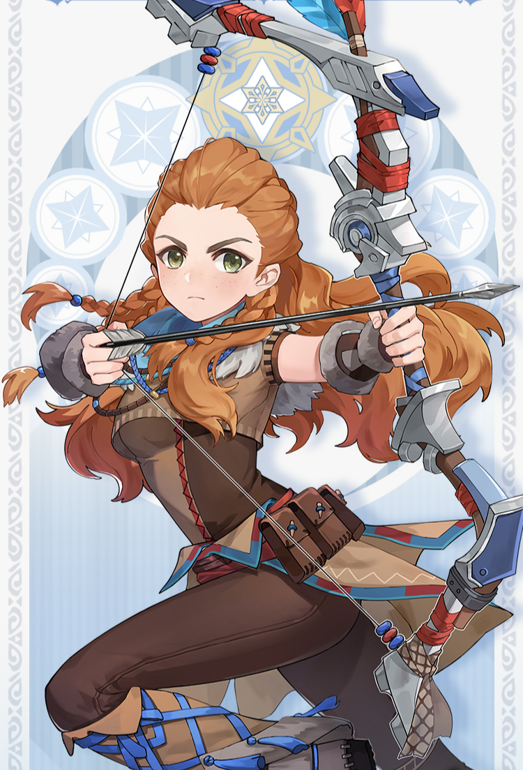 Day 81 of letting Ai design Genshin characters - Aloy Genshin Impact ...