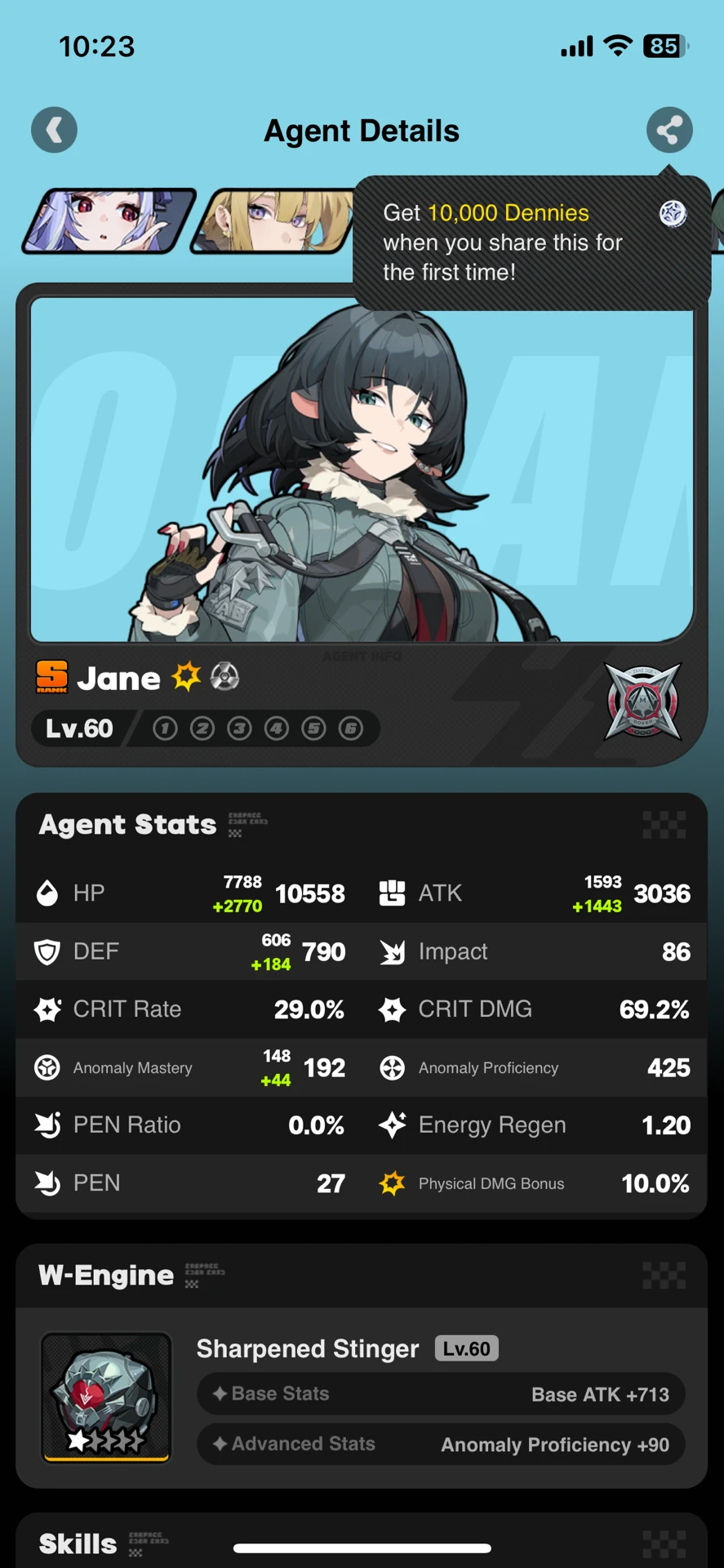 Jane doe build (improved) Zenless Zone Zero | HoYoLAB