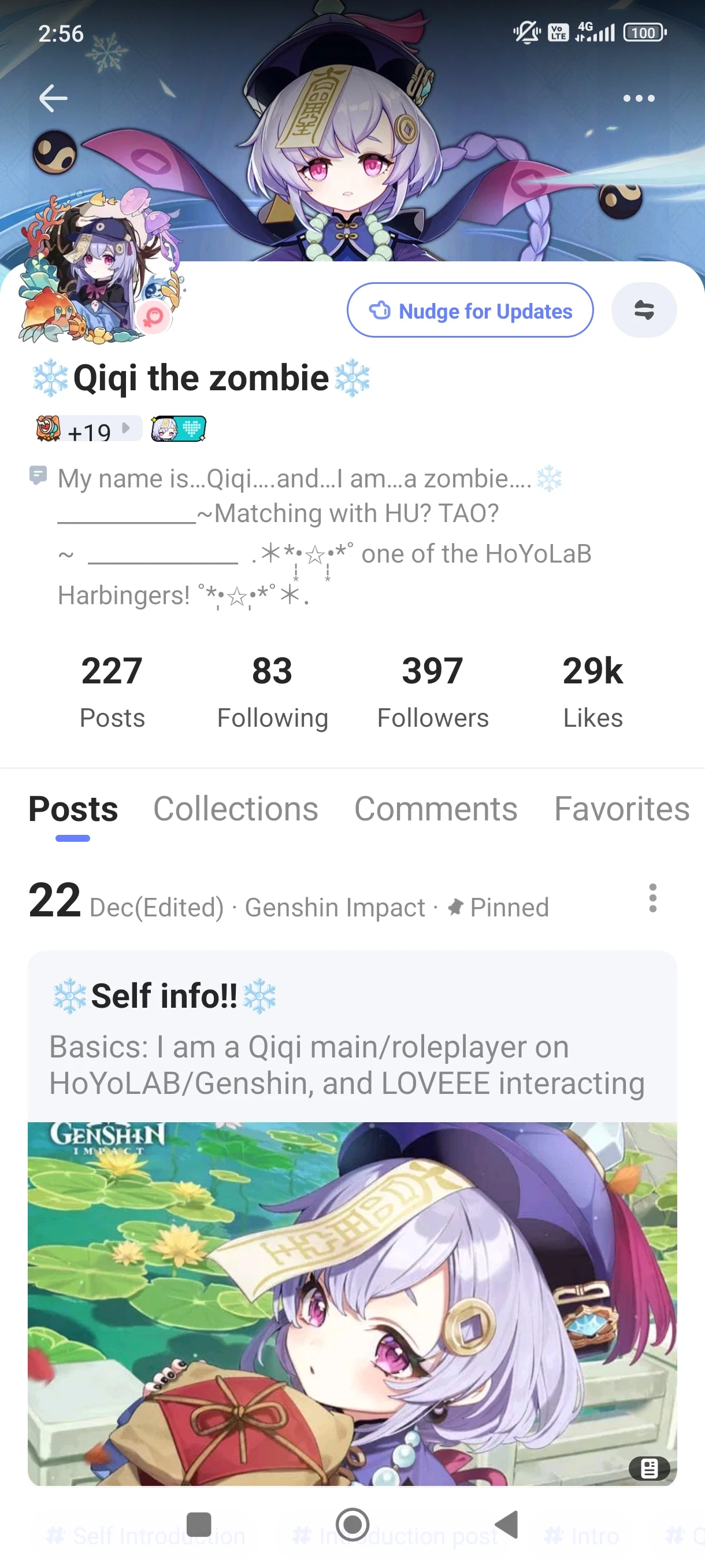 Guys pls help My friend Out just 3 more and she will get 400 followers Genshin Impact | HoYoLAB