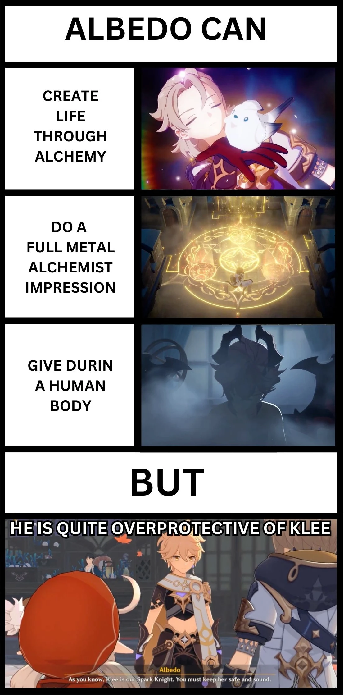 ALBEDO CAN Genshin Impact | HoYoLAB