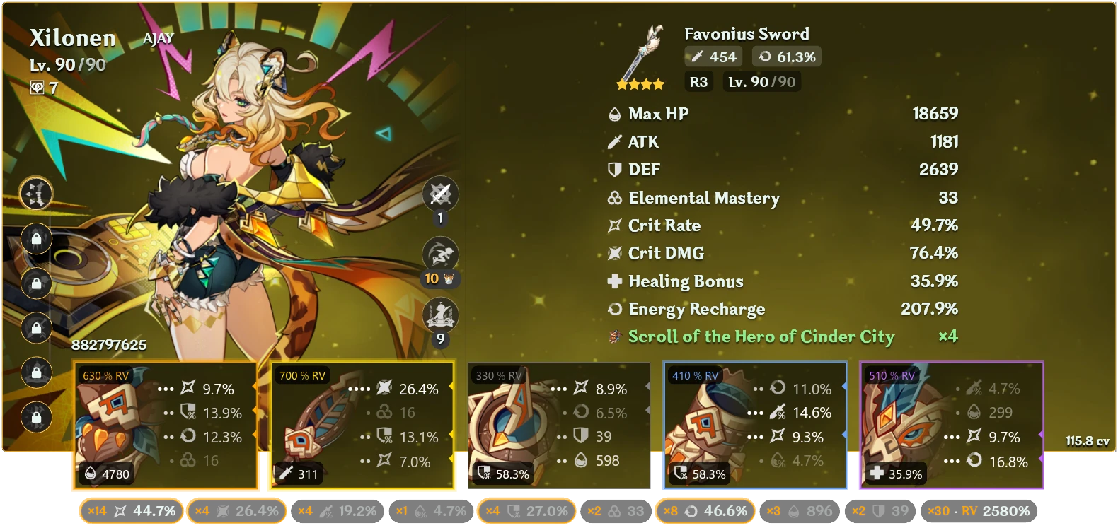 updated xilonen build, pls rate the build Genshin Impact | HoYoLAB