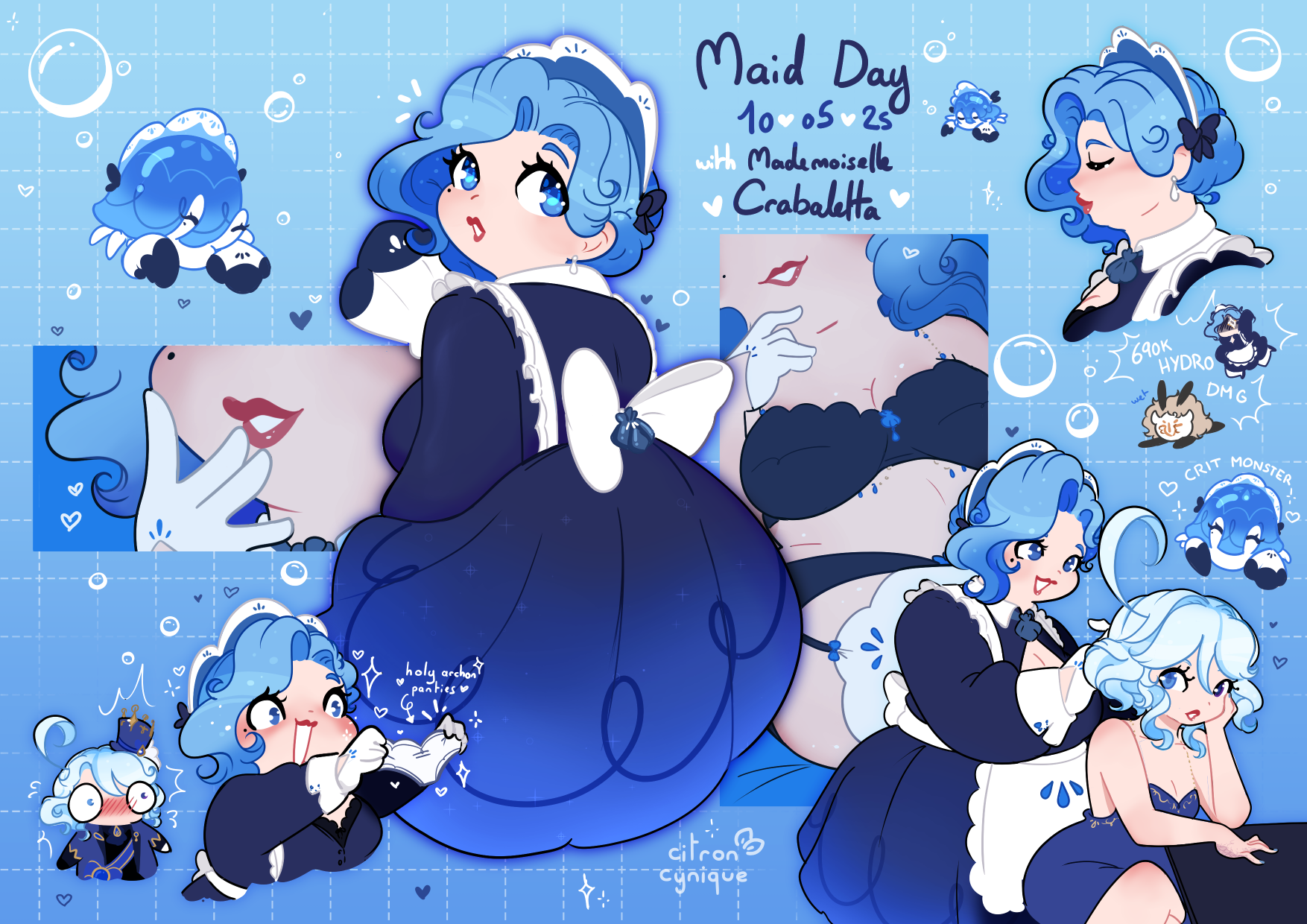 Maid Day with Mademoiselle Crabaletta Genshin Impact | HoYoLAB