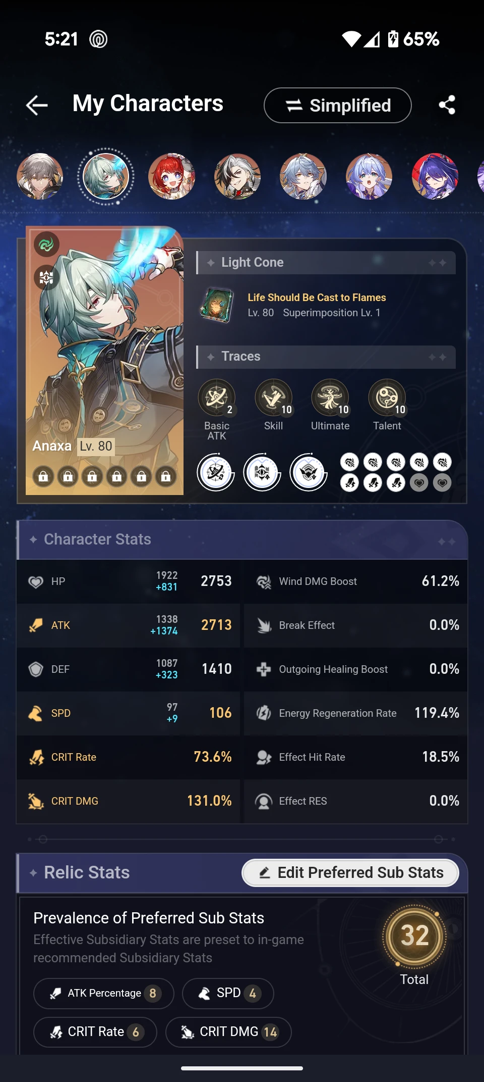 Def-Ignore HPC (F2P) Anaxagoras - The Demised Scholar Honkai: Star Rail | HoYoLAB