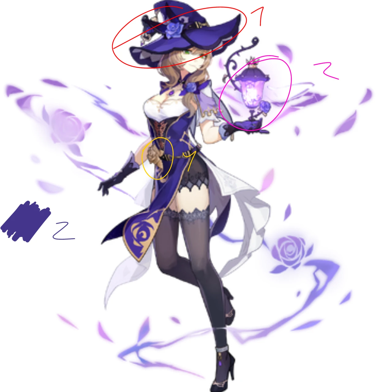 Looking at designs for funsies- Lisa Genshin Impact | HoYoLAB