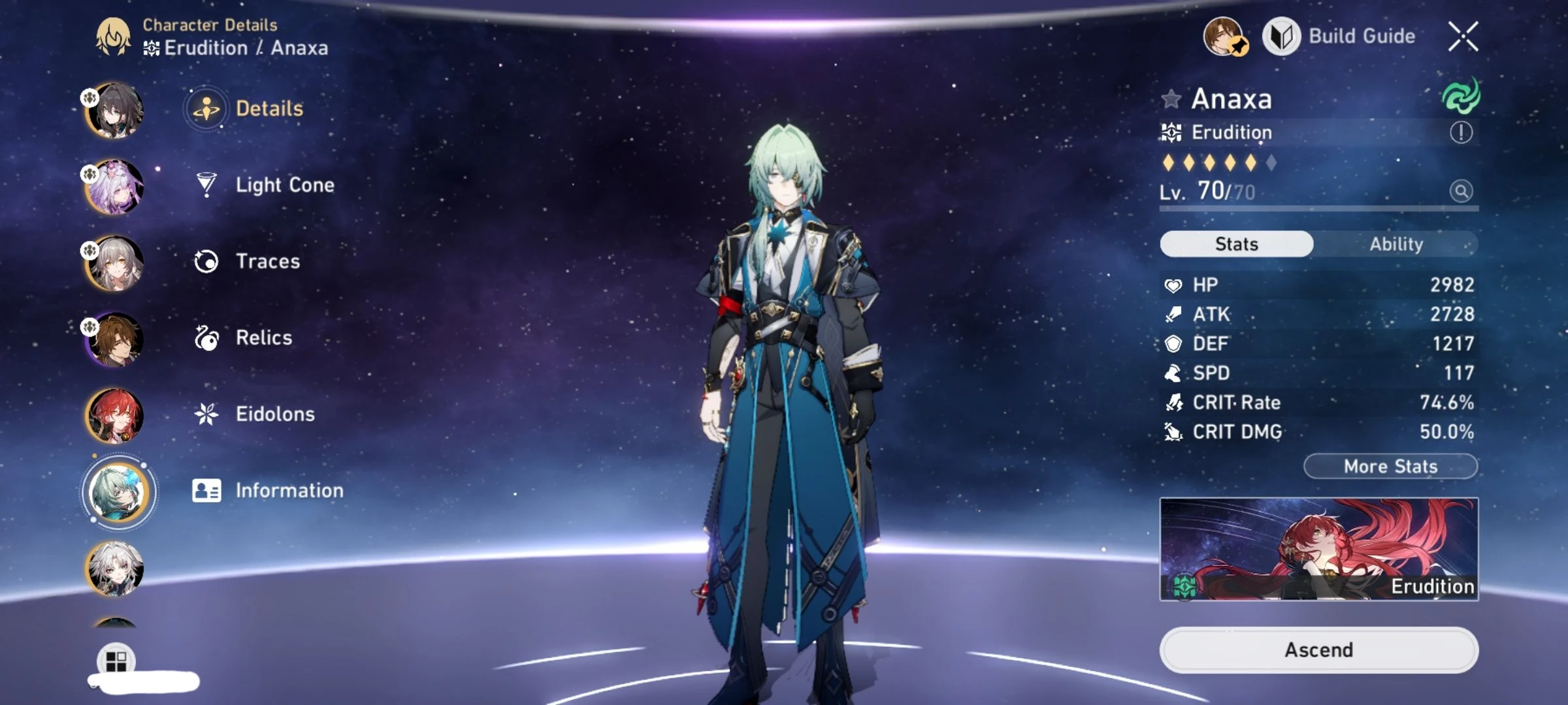 Someone tell me if my builds r good enough as a f2p Honkai: Star Rail ...