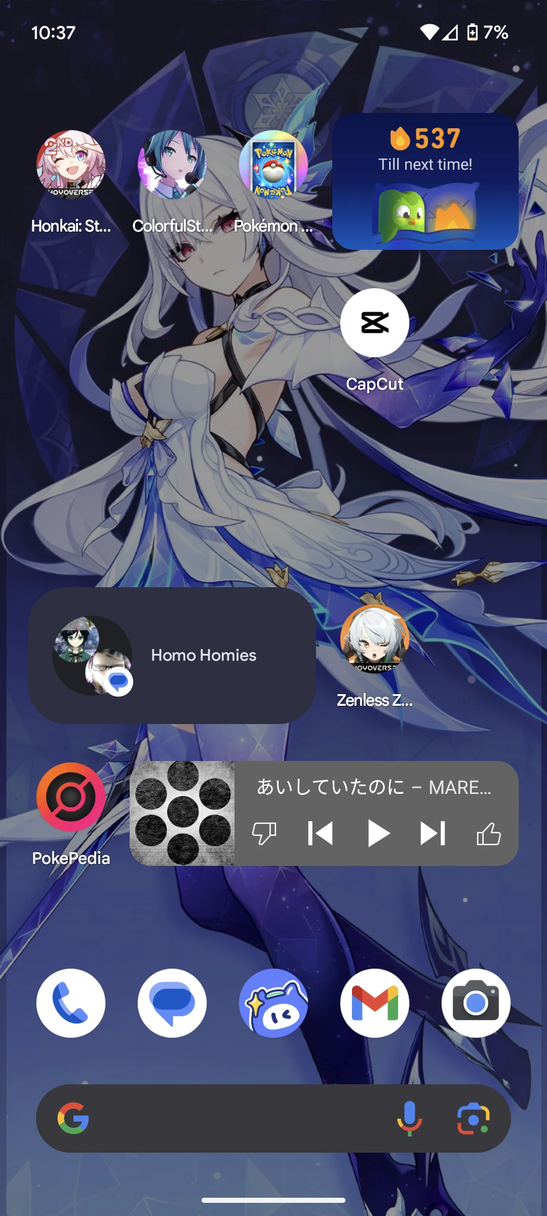 Already changed my lock screen and bg 💙💜 Genshin Impact | HoYoLAB