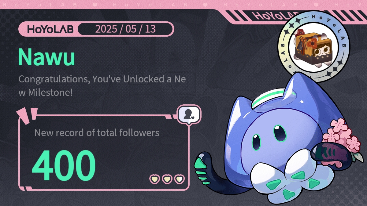 Hello! And Thank you! (400 follower edition) | HoYoLAB