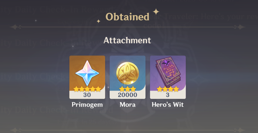 30 primogem redeem code Genshin Impact | HoYoLAB