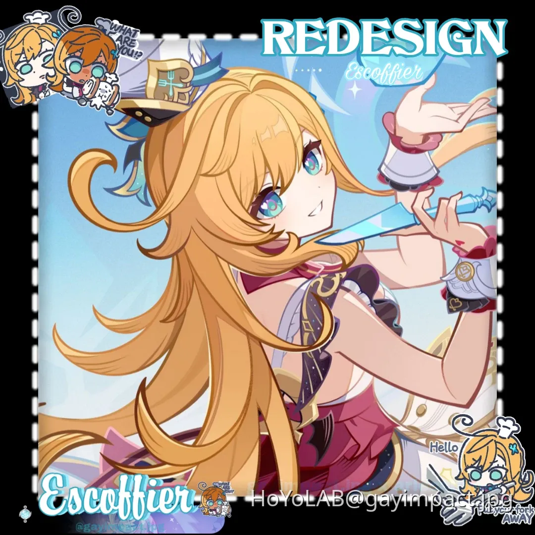 REDESIGNS: Escoffier Genshin Impact | HoYoLAB