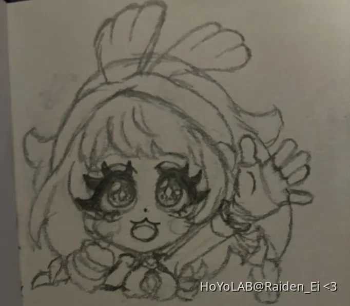 Mualani sticker drawing