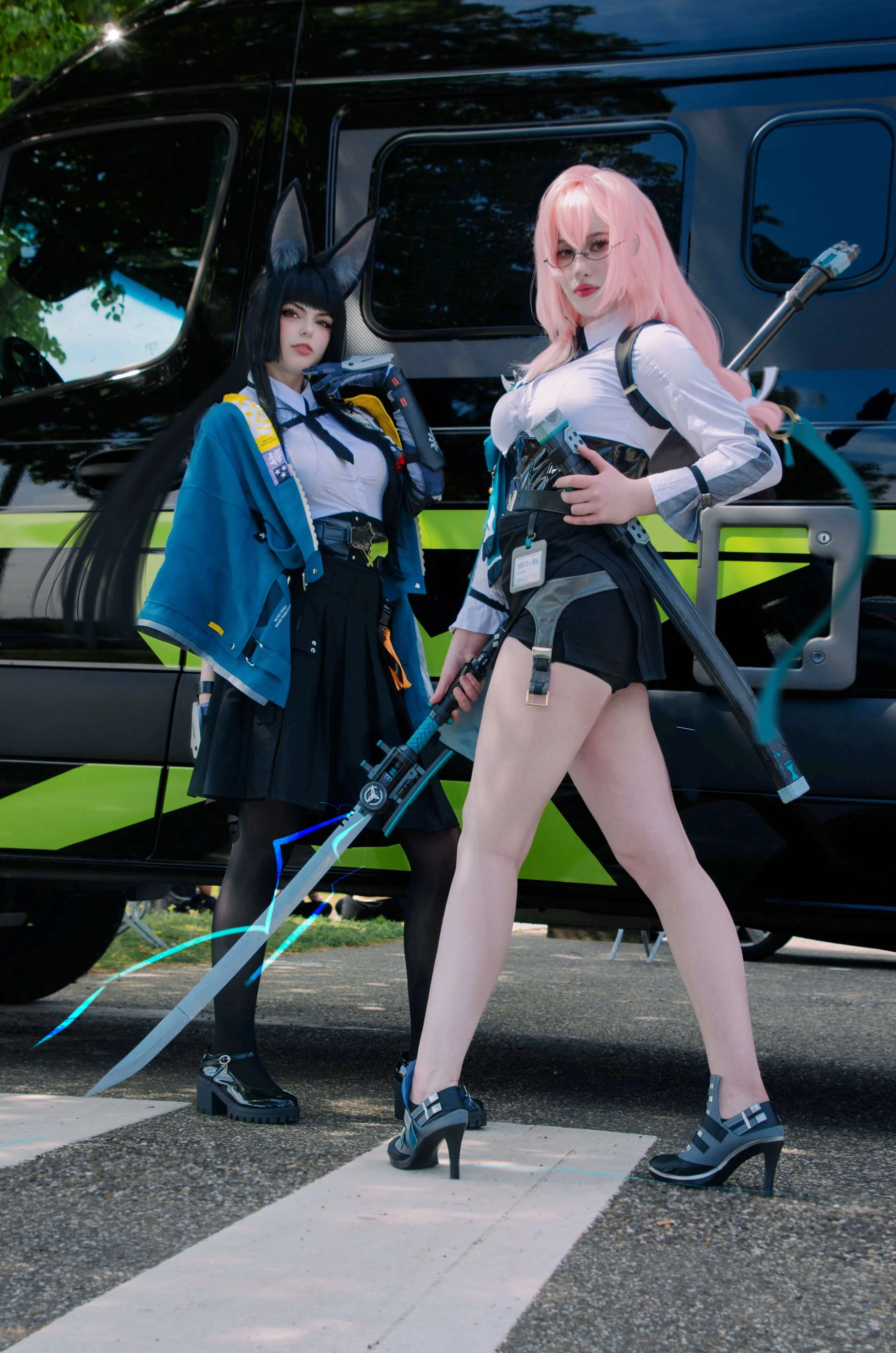 Yanagi and Miyabi ️ cosplays Zenless Zone Zero | HoYoLAB