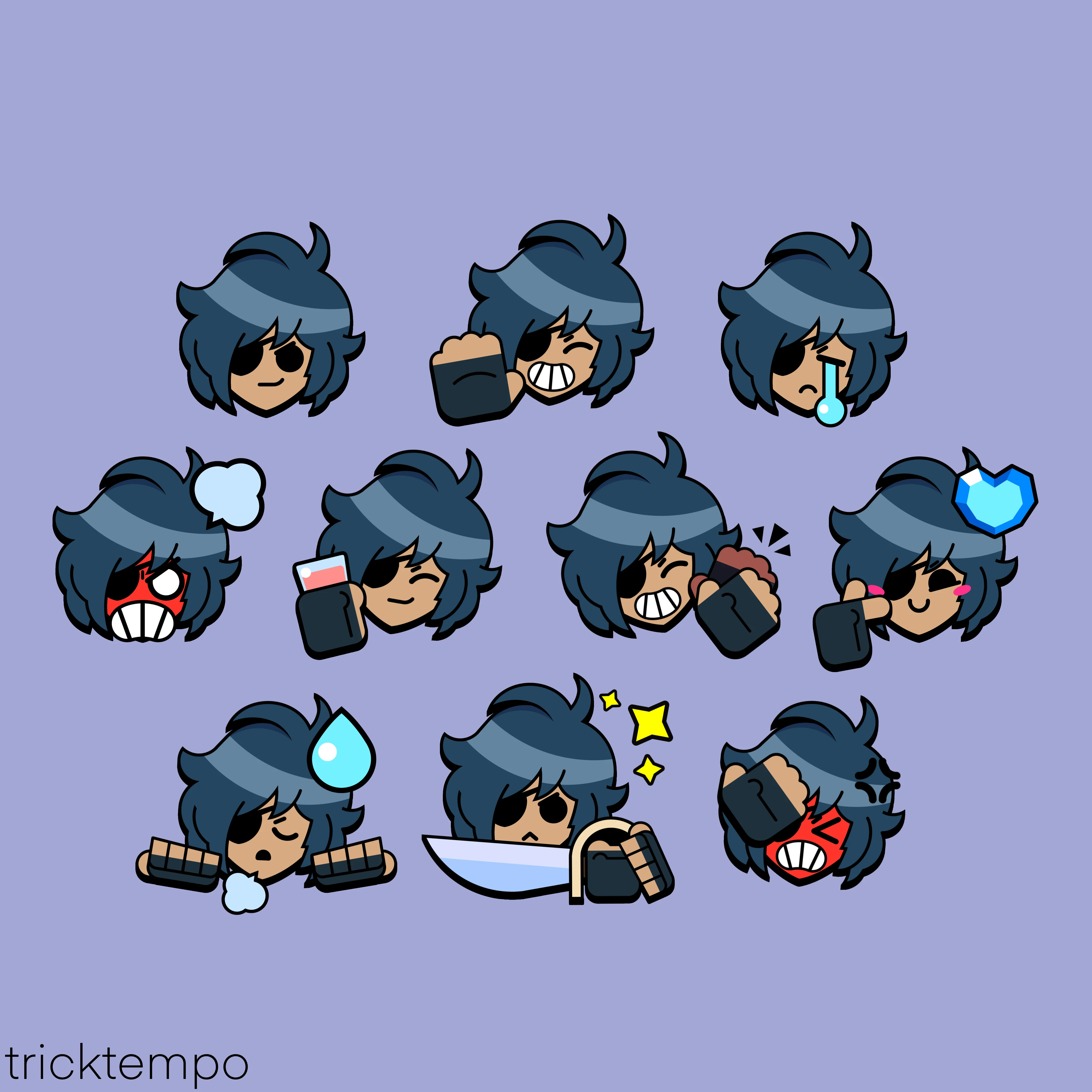 [art] Kaeya and Yae Miko emotes Genshin Impact | HoYoLAB