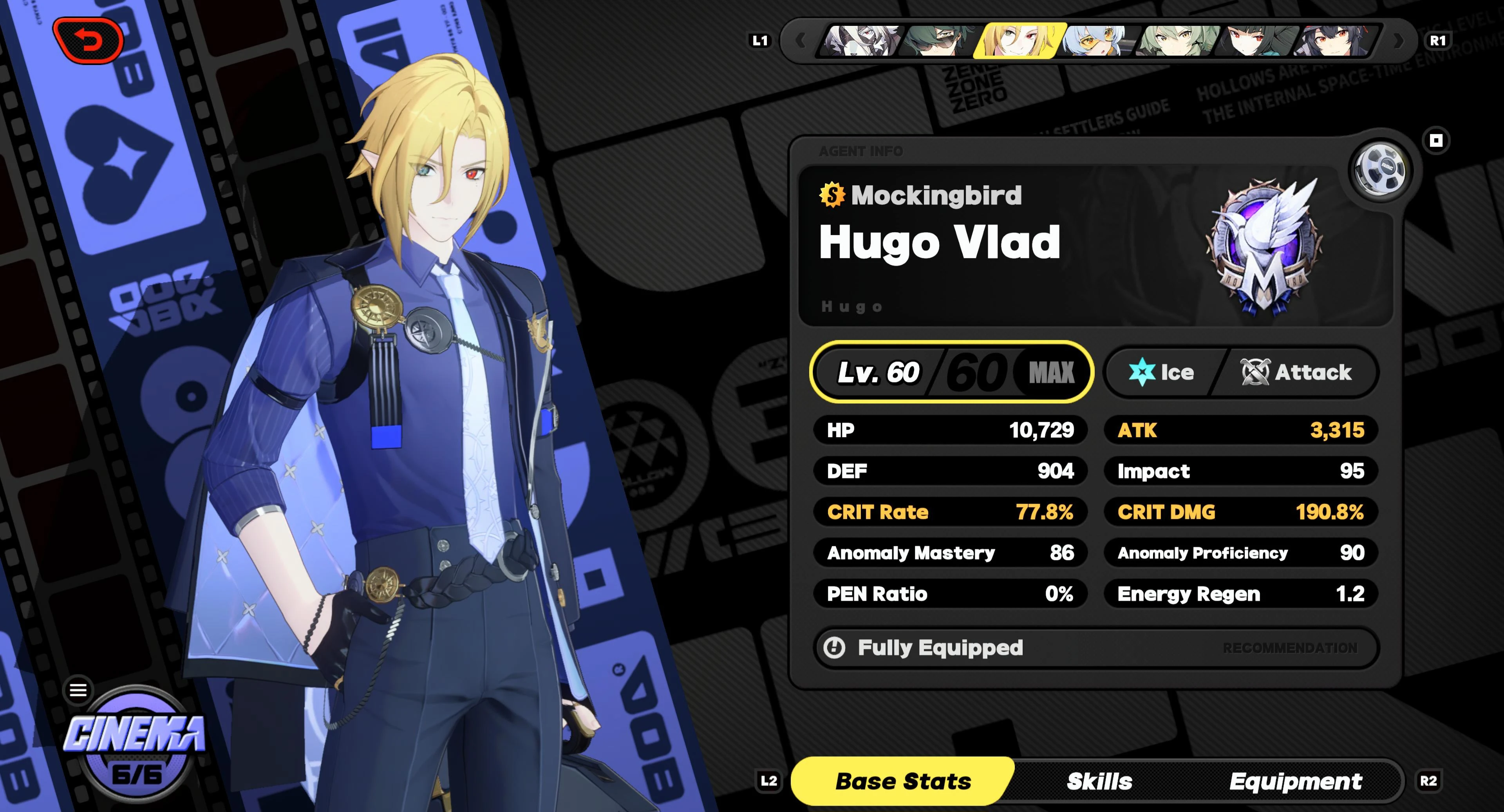 Here he is, my finished Hugo build Zenless Zone Zero | HoYoLAB