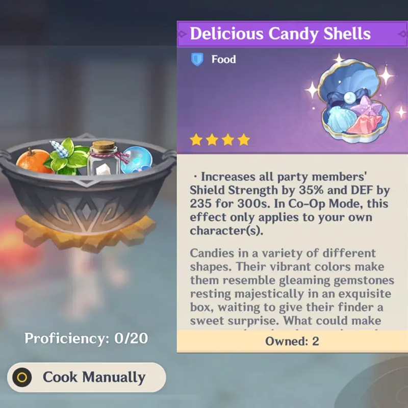 [Version 5.6] Limited-Time, event-locked New Recipe: "Candy Shells ...