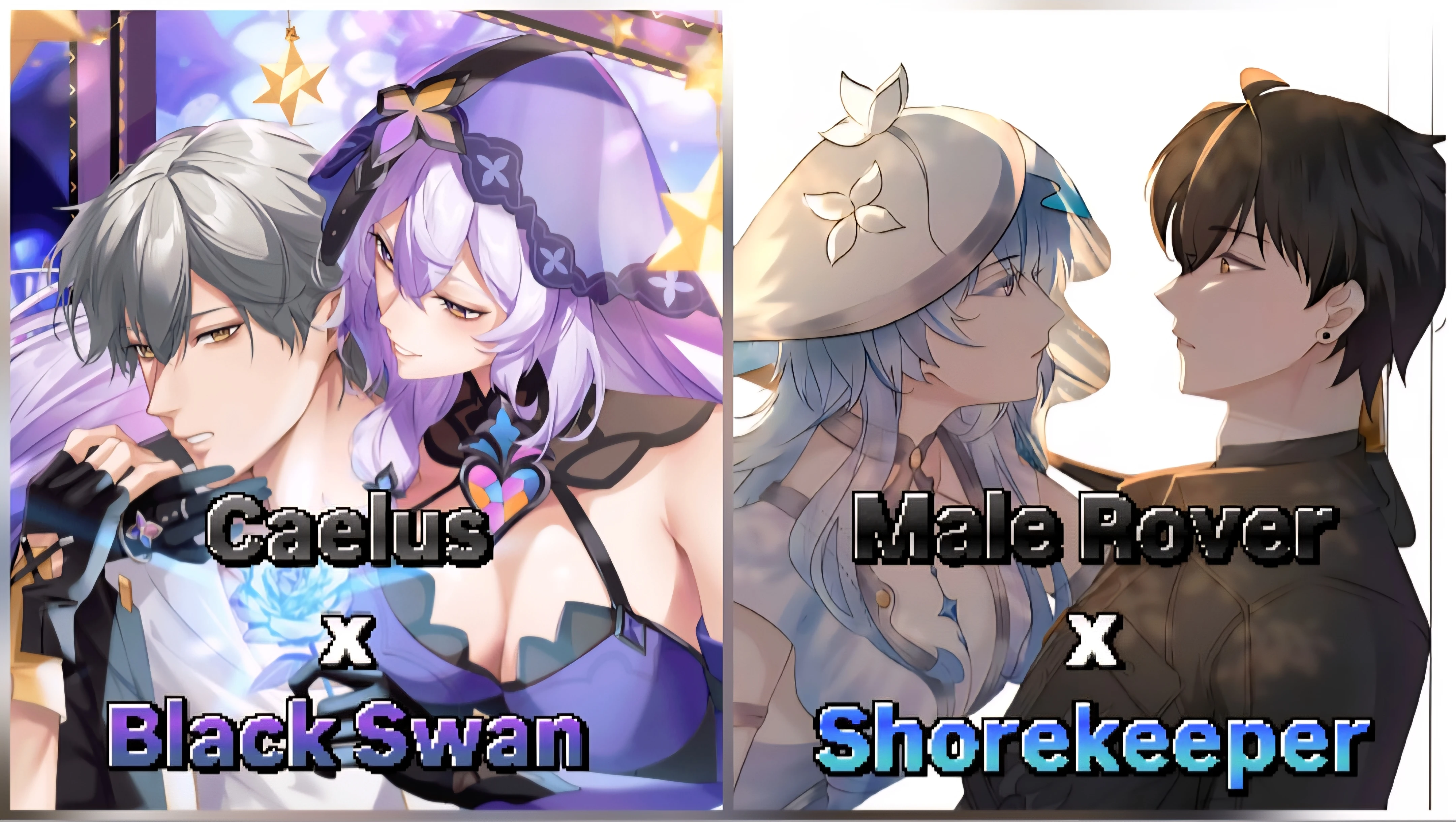 Male MCs x Keeper Wives (Caelus x Black Swan & Male Rover x Shorekeeper ...