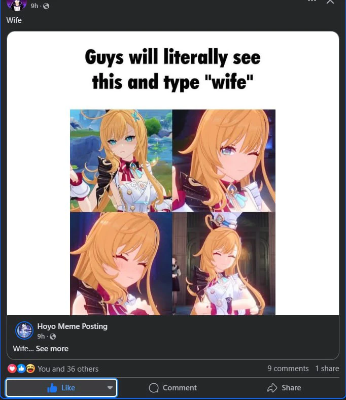 maybe offensive meme: part ??? | HoYoLAB