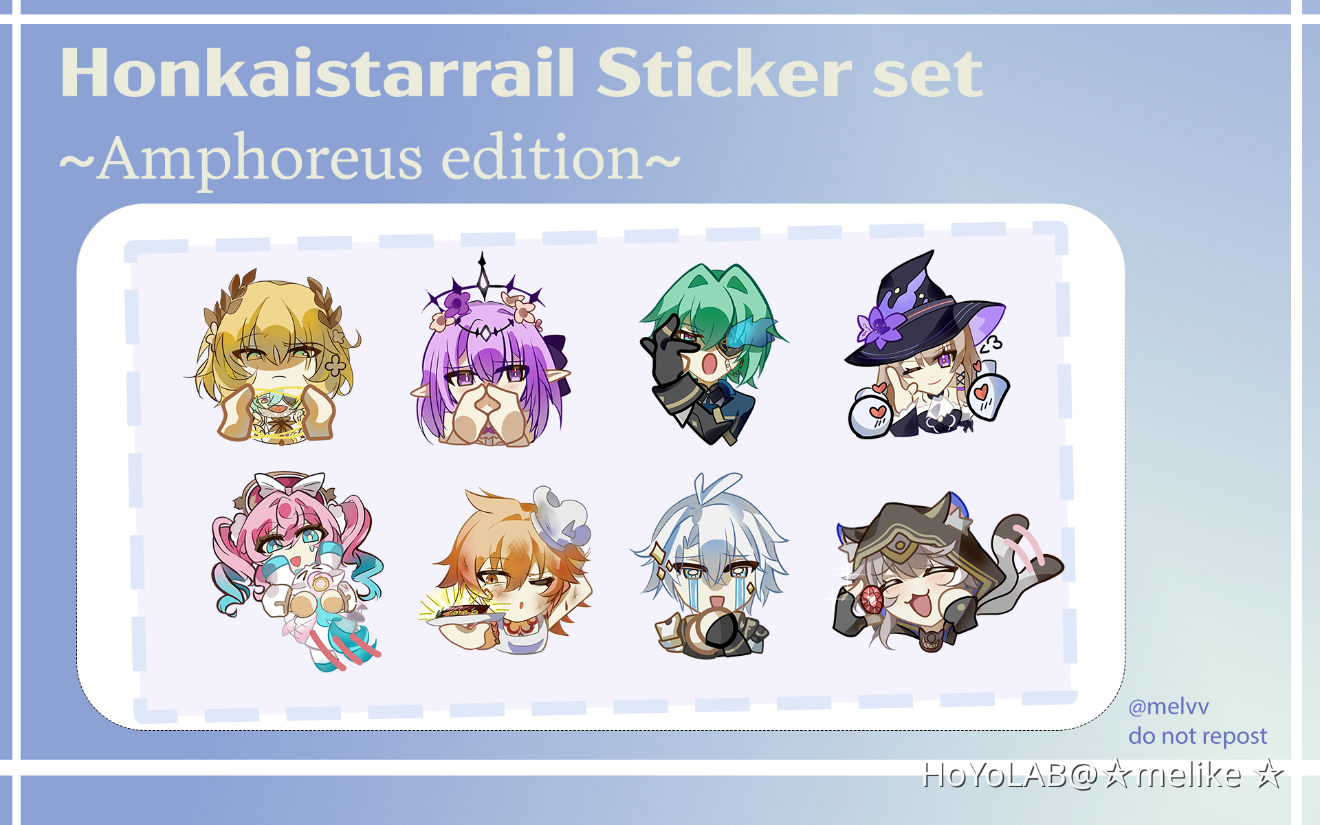 Amphoreus sticker collection~ Honkai: Star Rail | HoYoLAB